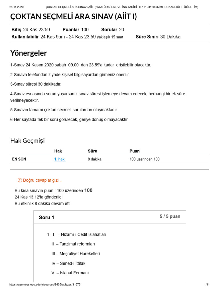 AİTT VİZE SORU VE CEVAPLARI_231122_211736 | PDF