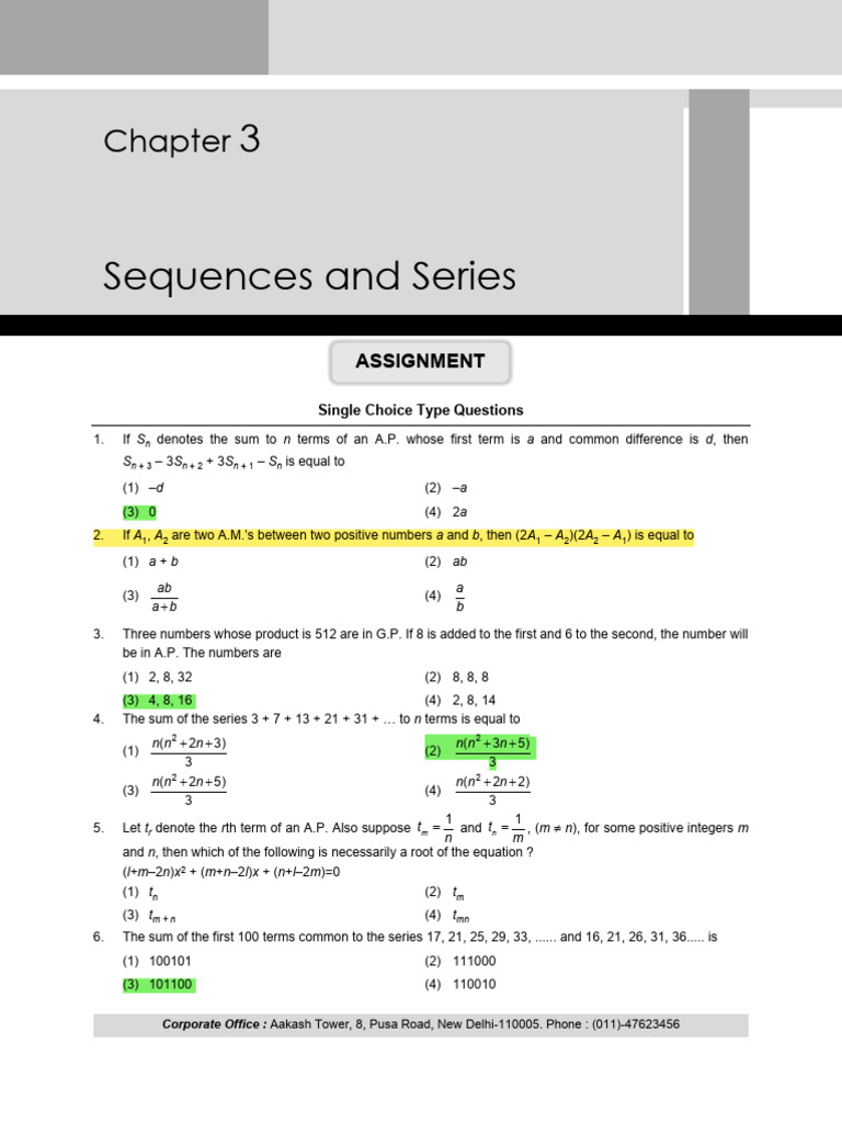 Sequences and Series Final | PDF | Mathematics | Abstract Algebra