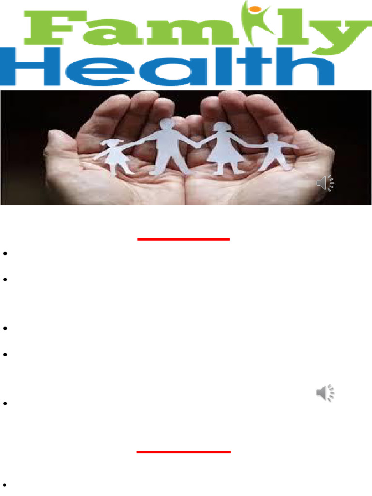 9- Family Health | PDF | Family | Preventive Healthcare