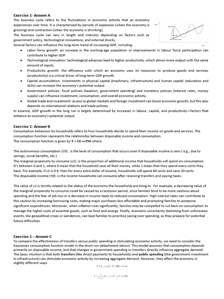 Understanding Economic Growth Factors | PDF | Consumption (Economics ...