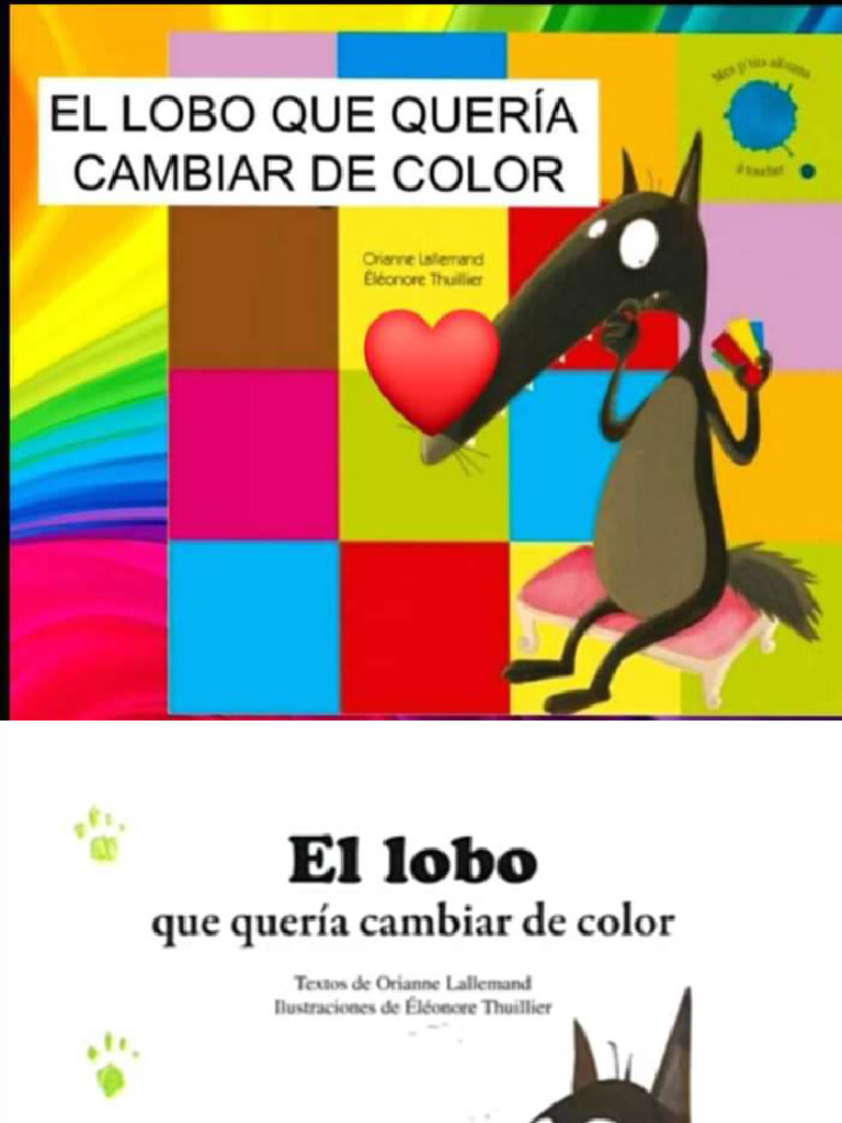 El Lobo Que Quería Cambiar de Color | PDF