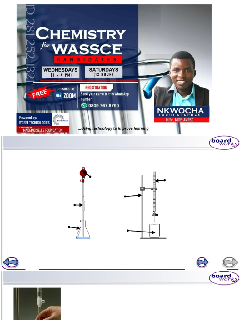 Chemistry Titration Guide | PDF | Titration | Chemistry