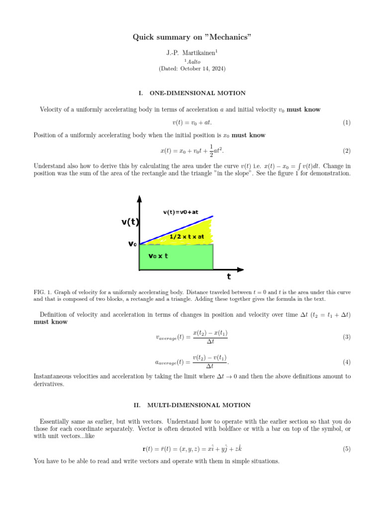 Mechanics | PDF | Force | Collision