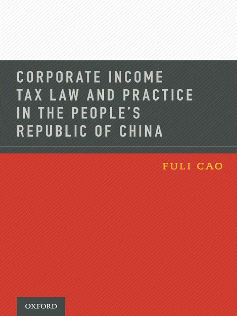 Corporate Income Tax Law and Practice | PDF | Taxes | Joint Venture