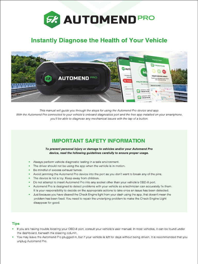 Automendpro Usermanual en | PDF