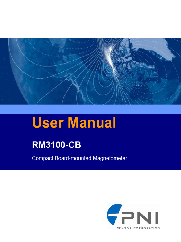 RM3100 CB User Manual V1.0 | PDF | Magnetometer | Damages