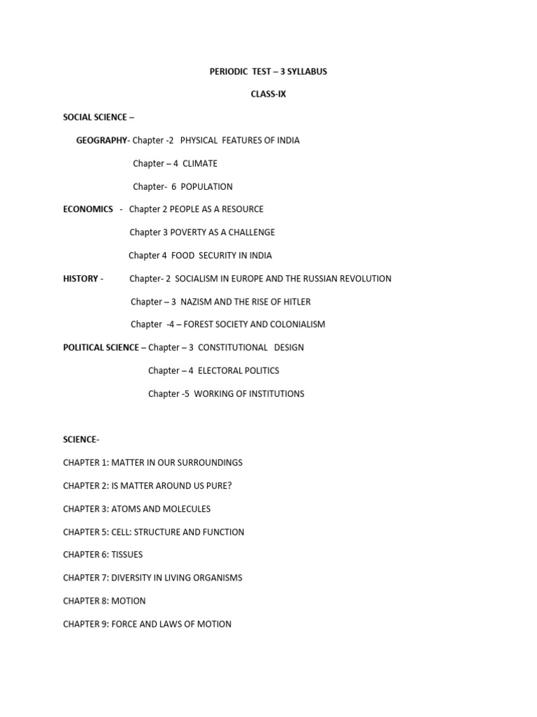 Class 9 | PDF