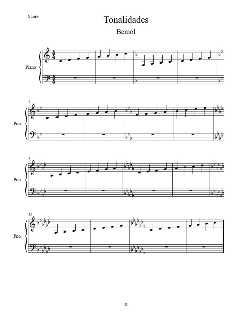 Tonalindaddes Bemol | PDF