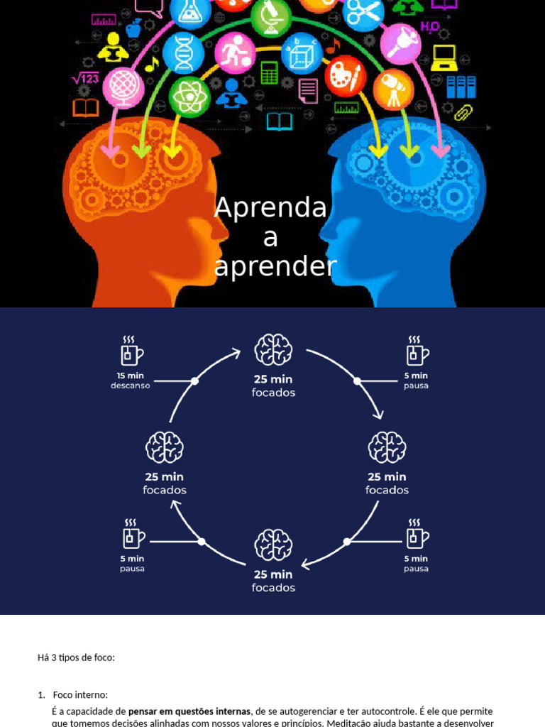 Aprenda a aprender | PDF | Aprendizado | Tempo