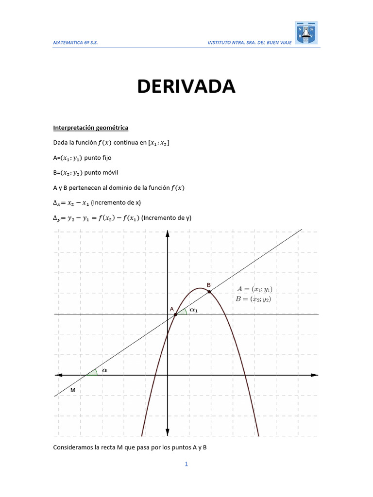 1.DERIVADA PZ | PDF | Derivado | Pendiente