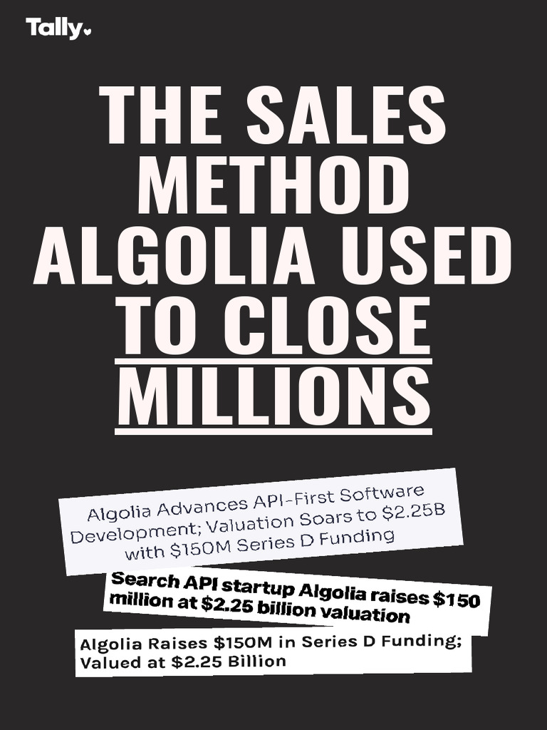 Your Guide - Algolia Sales Playbook | PDF | Sales | Procurement