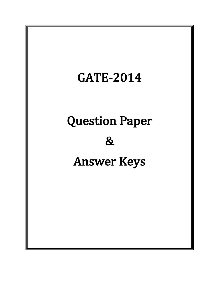 ECE_2014_SET_4 QP | PDF