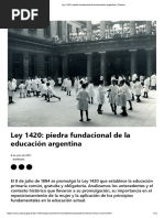 Ley 1420 Ficha Resumen | PDF