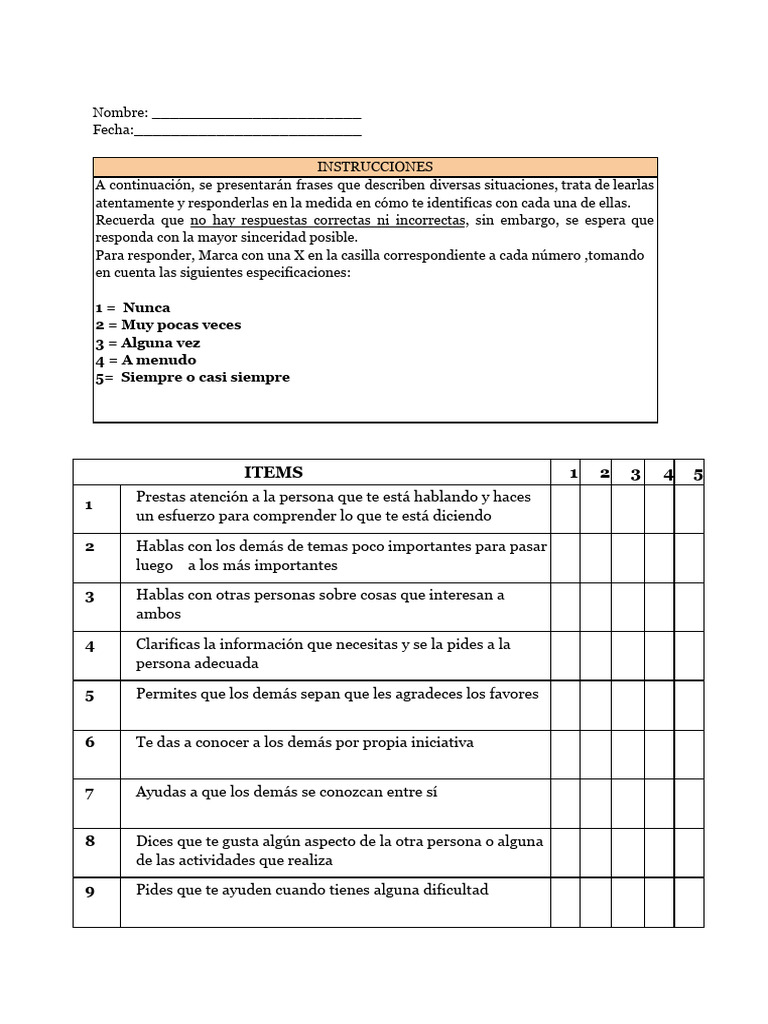 Test HHSS | PDF