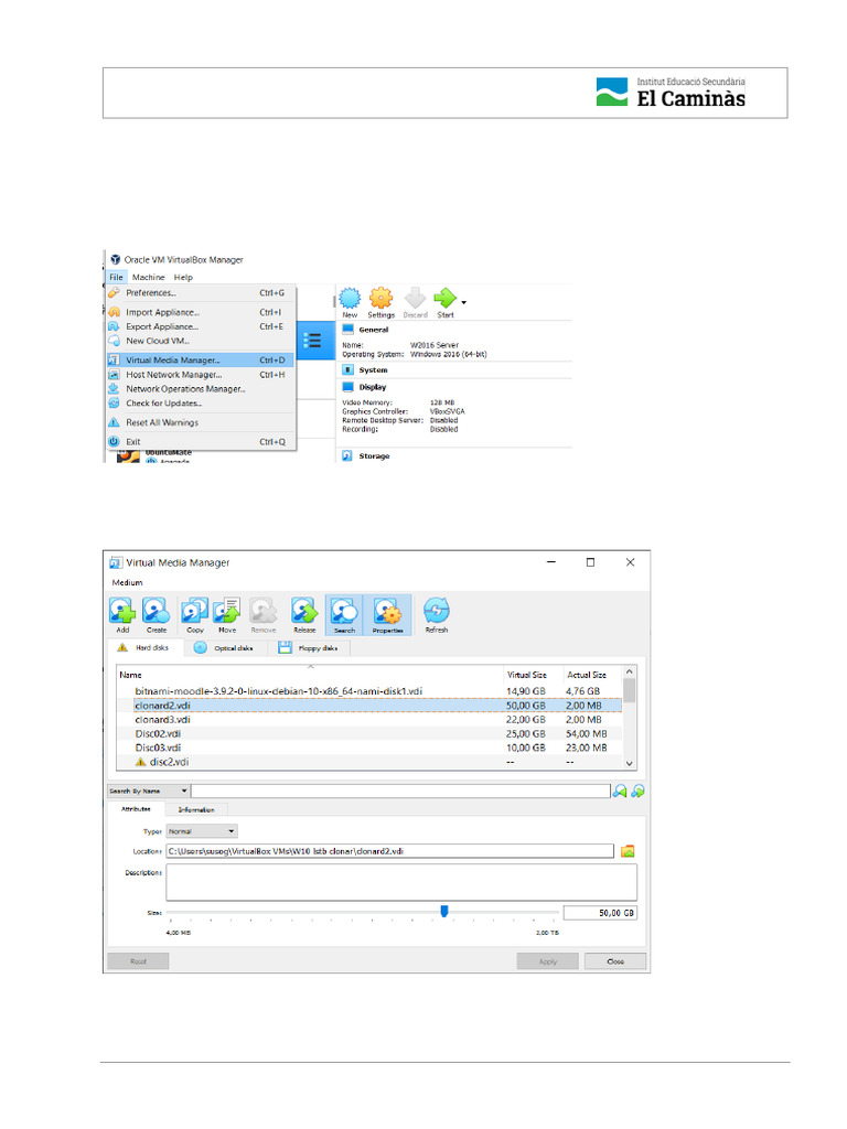 ISO Gestor de medios virtuales | PDF | Disco duro | Archivo de computadora
