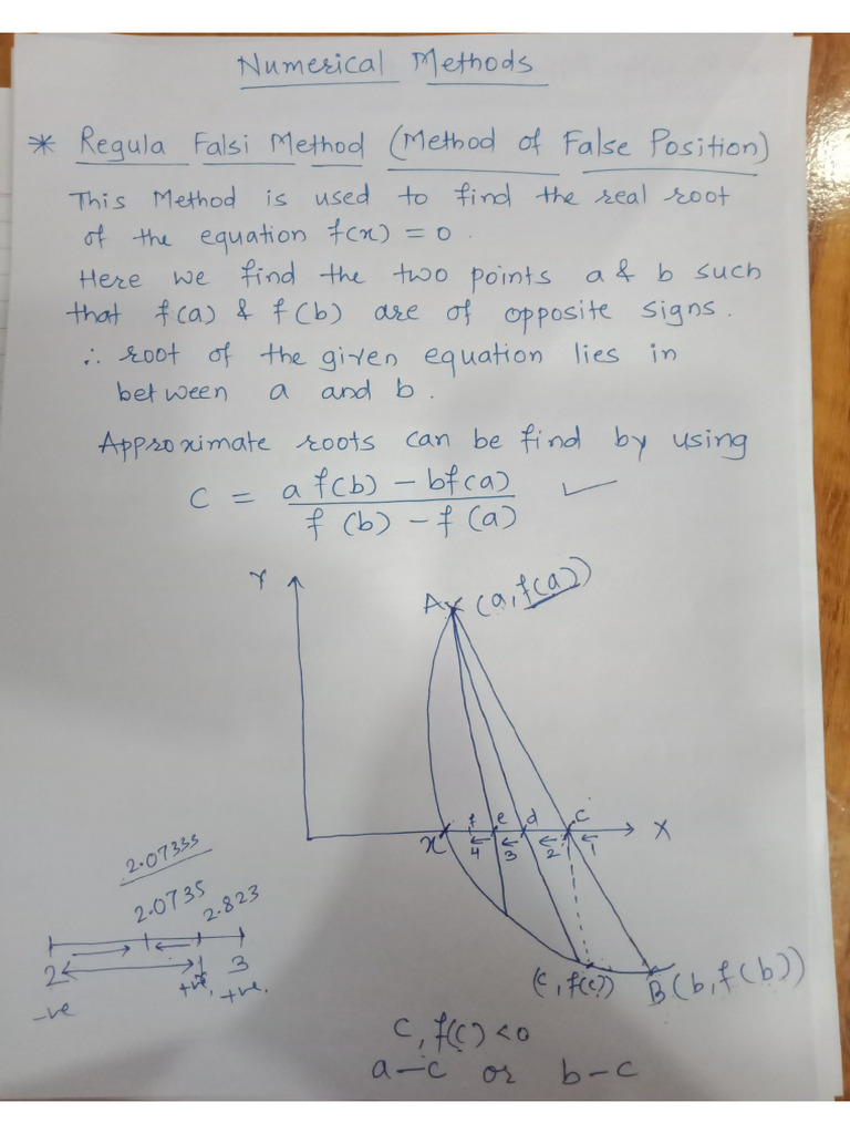 Numerical Methods 1 | PDF