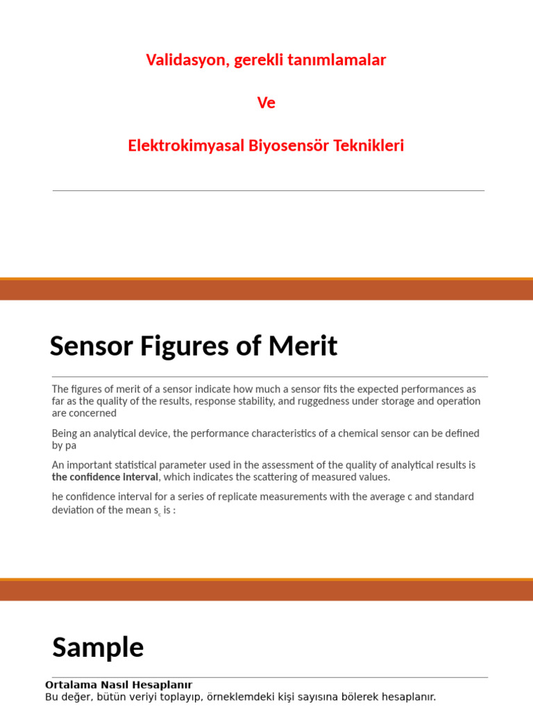 Hafta-Validasyon Ve Elektrokimyasal Teknikler | PDF