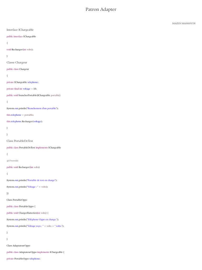 Patron Adapter | PDF