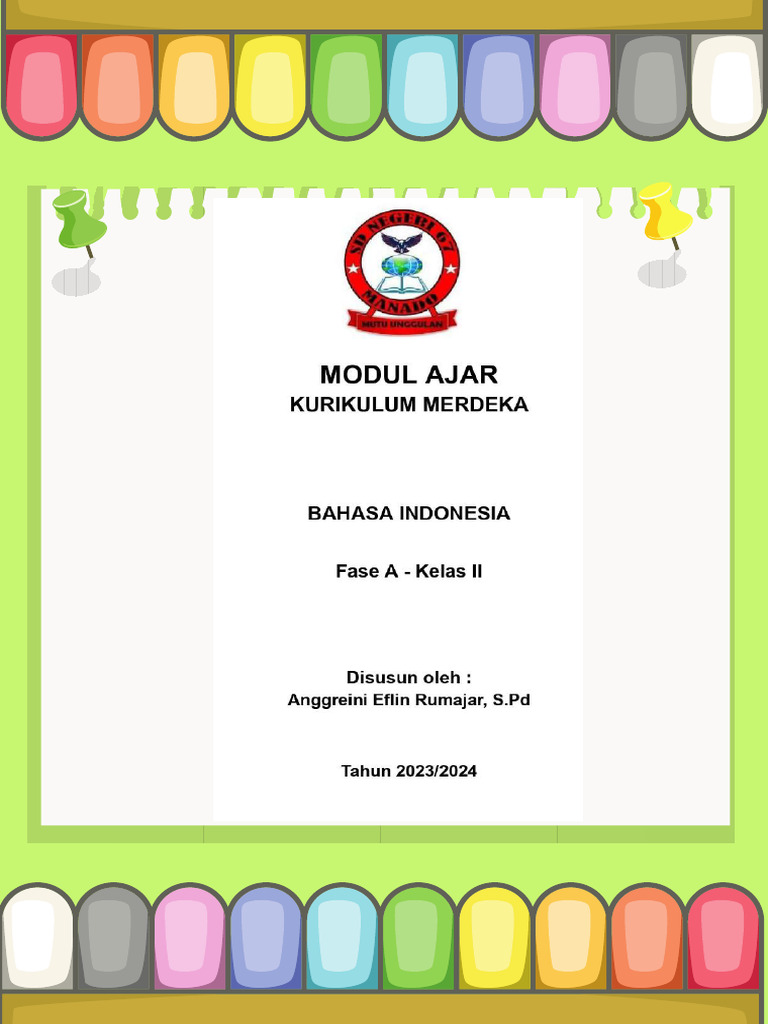 Modul Ajar Bahasa Indonesia - Membaca Bacaan Dengan Jelas - Fase A ...