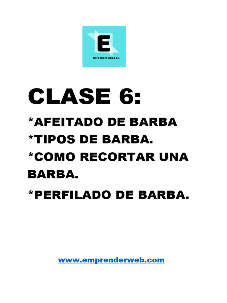 Clase 6 | PDF | Barba | Afeitado