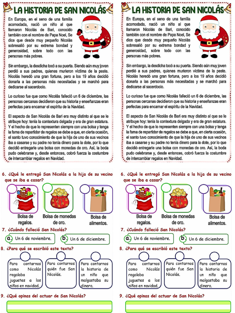Lectura San Nicolas | PDF