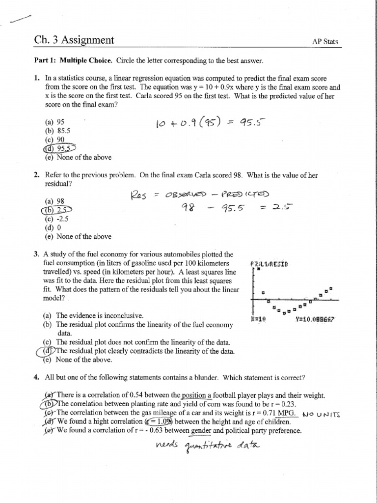 Ch. 3 Assignment | PDF