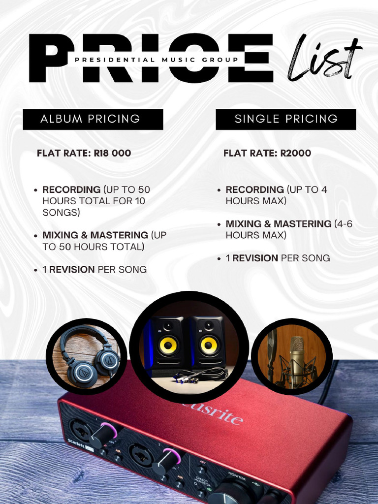 Presidential Music Group Studio | PDF