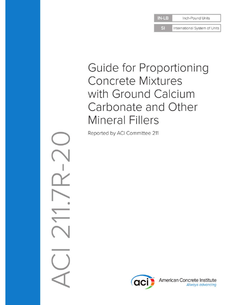 ACI 211-20 (Español) | PDF