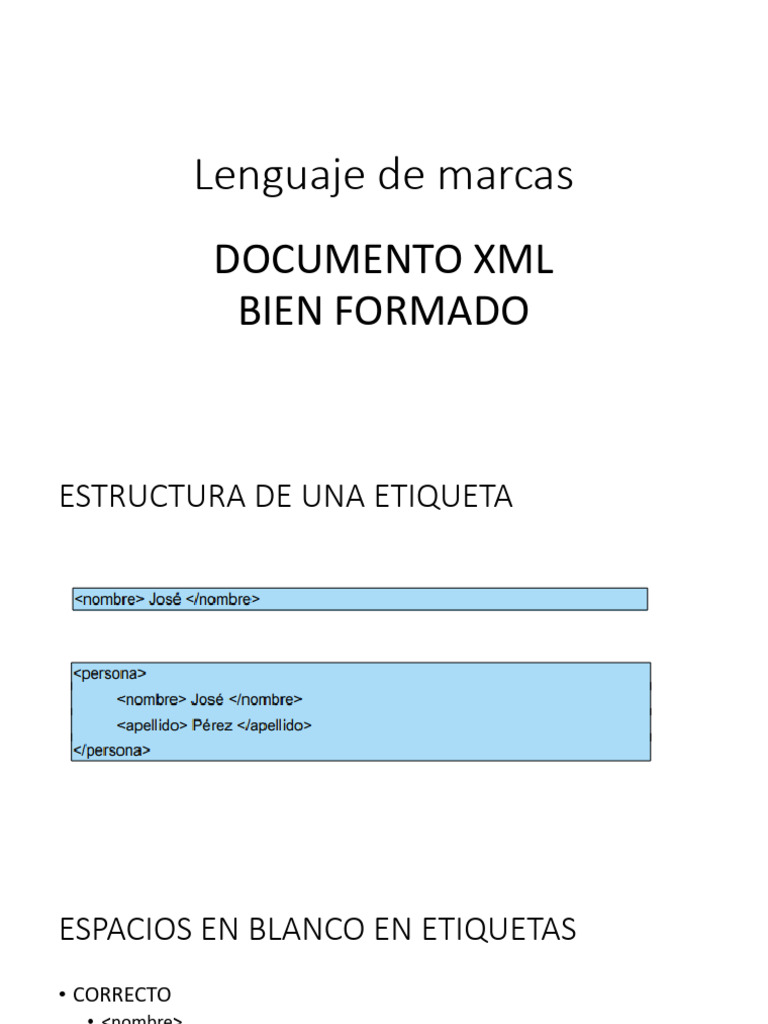 XML BIEN FORMADO | PDF | Xml | Ingeniería de software