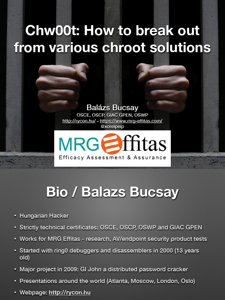 Chroot Prison Break | PDF | Superuser | Computer Architecture