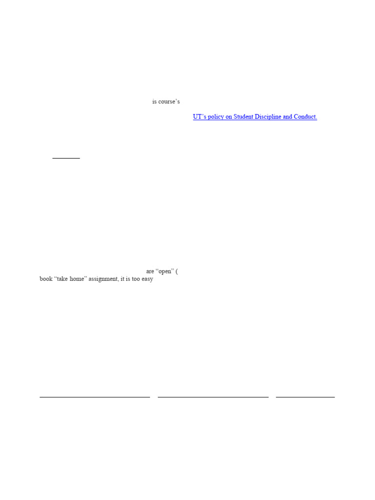 Academic Integrity Form A366 SPR 23 | PDF | Human Communication