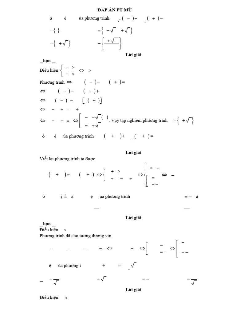 Đa PT Mũ - Loga | PDF