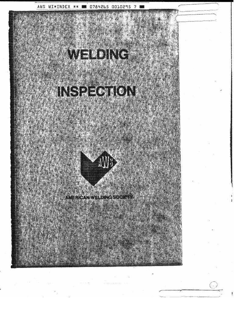 Aws Welding Inspection | PDF