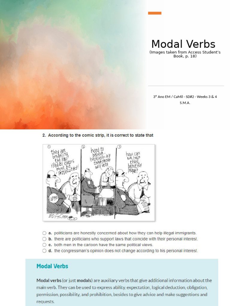 Modal Verbs | PDF
