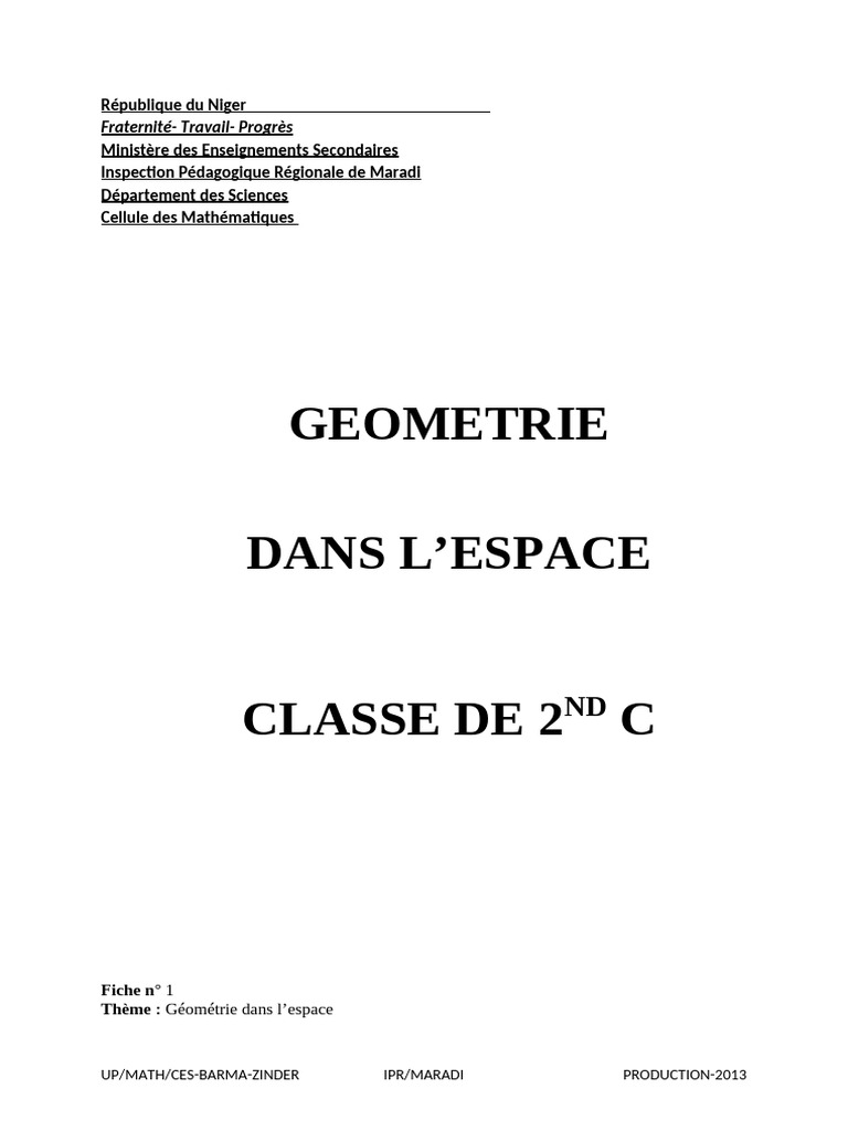 Questionnaire Tenasosp 2024 Mathématiques | PDF | Perpendicularité ...