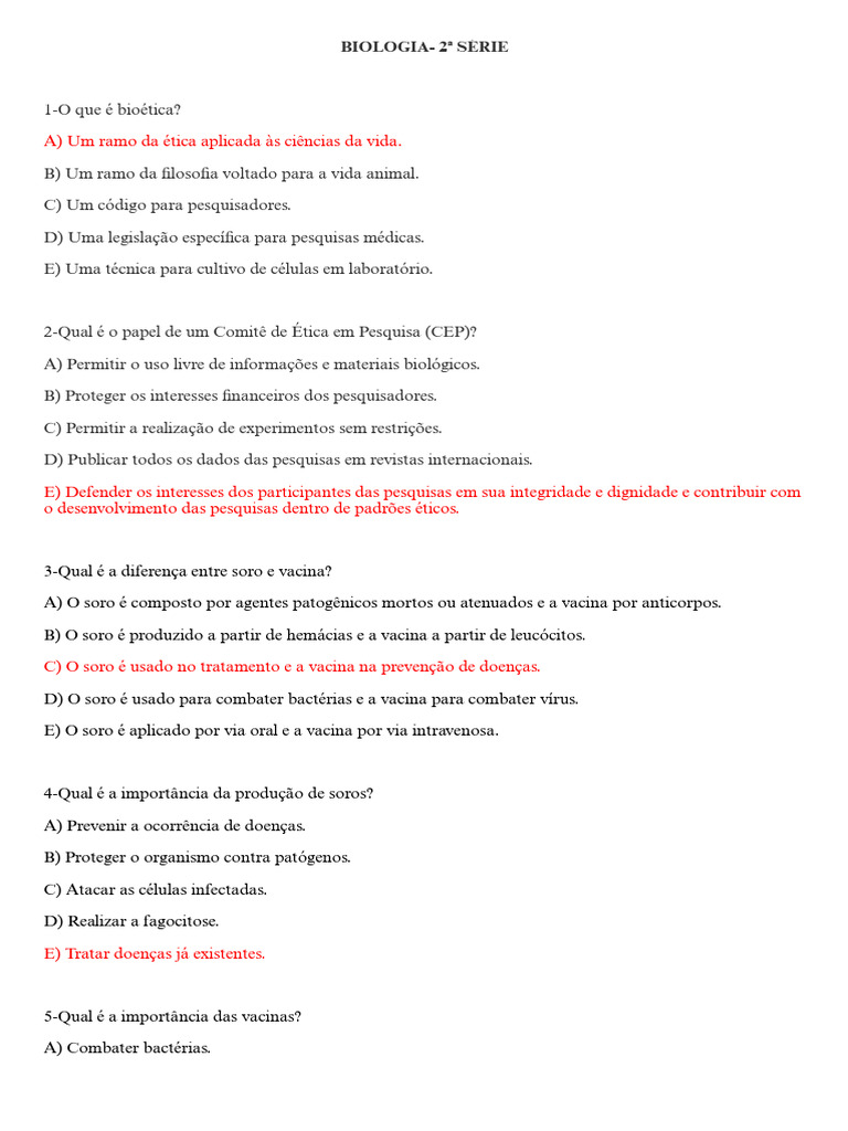 Biologia - Material para Estudar para Prova Paulista-1.Docx - 20230920 - 074814 - 0000 | PDF ...