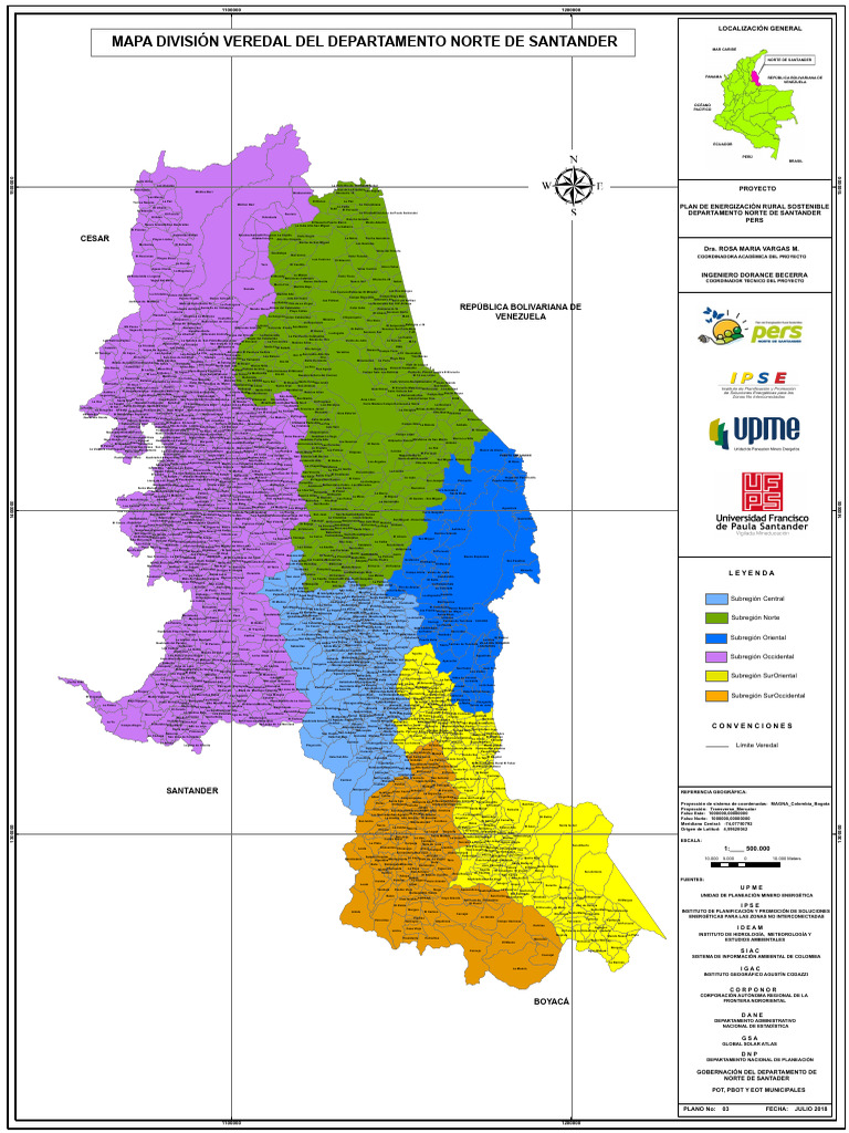 03 - Mapa - División Veredal | PDF
