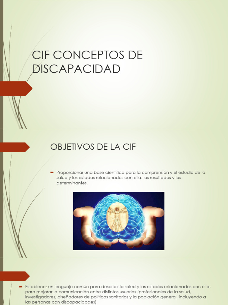 Cif Conceptos de Discapacidad | PDF | Invalidez | Entorno natural