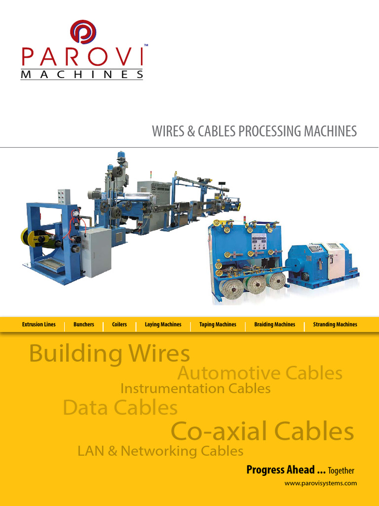 Wire & Cable Processing Machines | PDF | Wire | Coaxial Cable