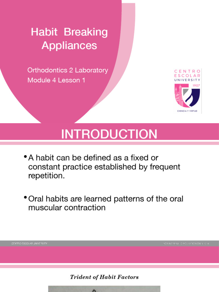 Habit Breaking Appliance Canvas | PDF | Tongue | Mouth