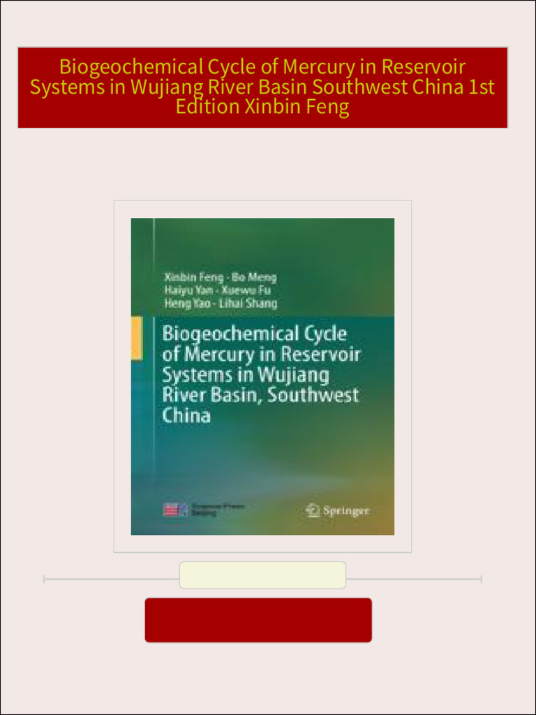 [FREE PDF sample] Biogeochemical Cycle of Mercury in Reservoir Systems ...