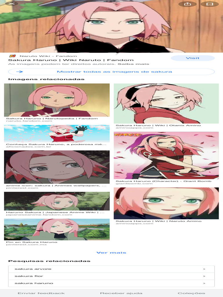 Sakura Haruno: Personagem de Naruto | PDF
