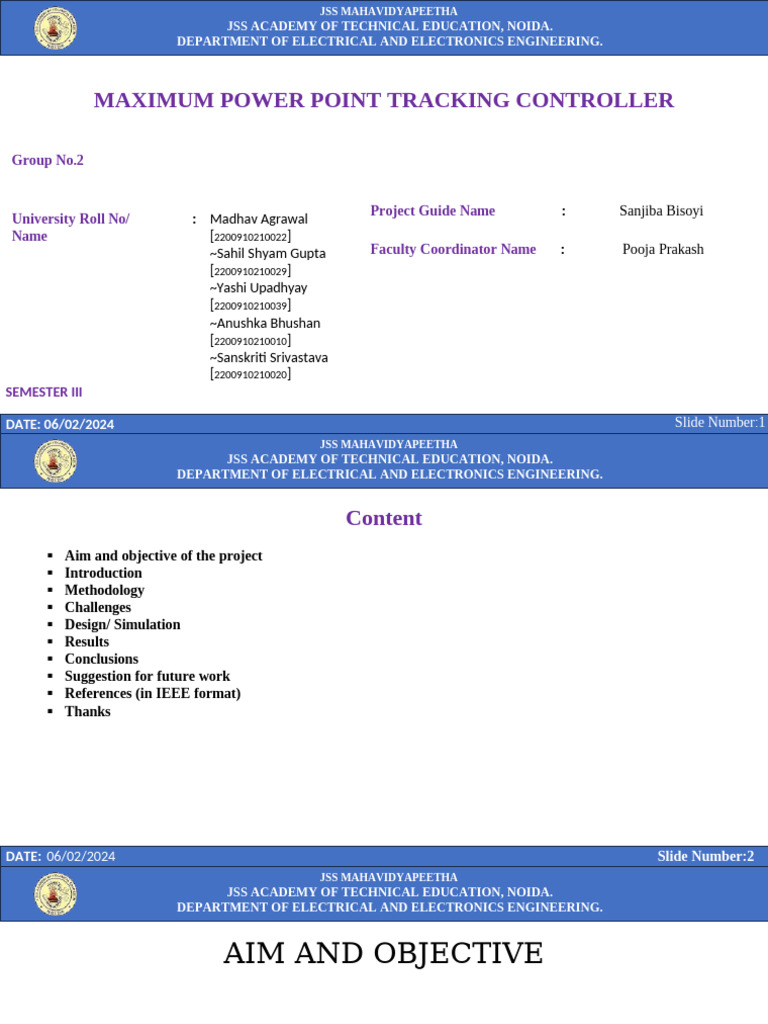 MPPT Final Presentation | PDF | Electronic Engineering | Materials Science