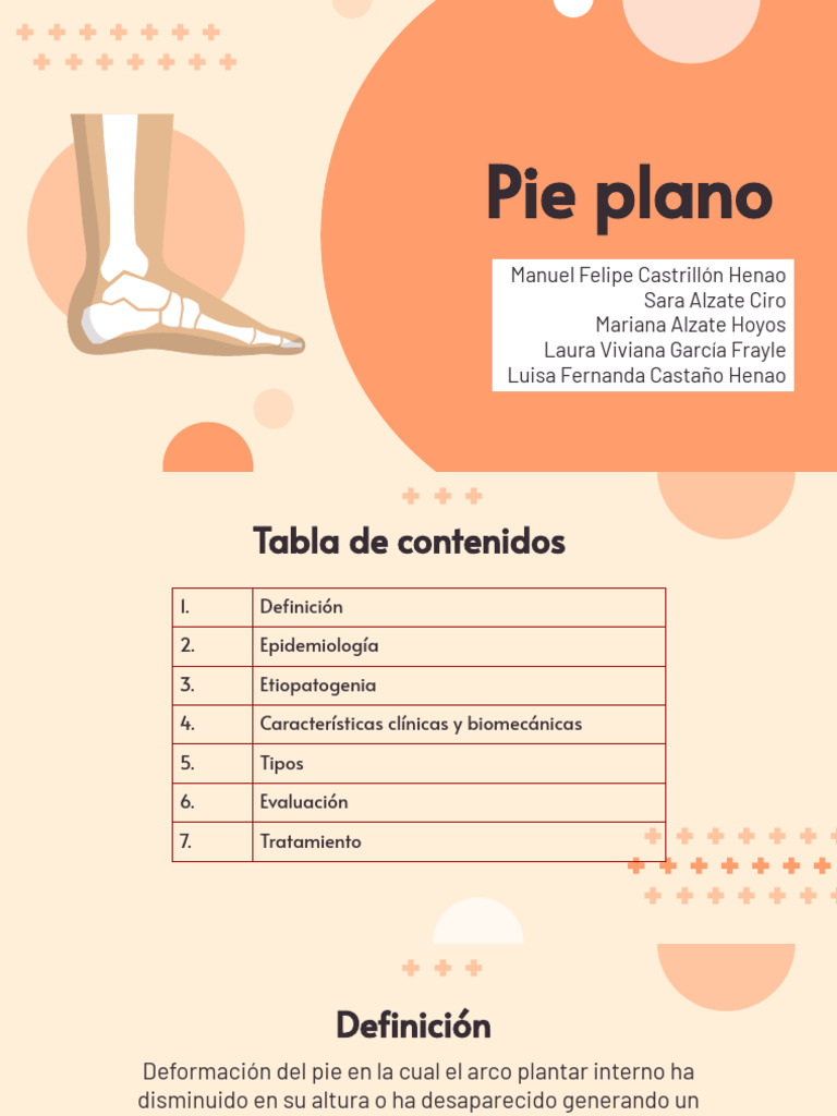 Exposición de pie plano | PDF | Pie | Dedo del pie
