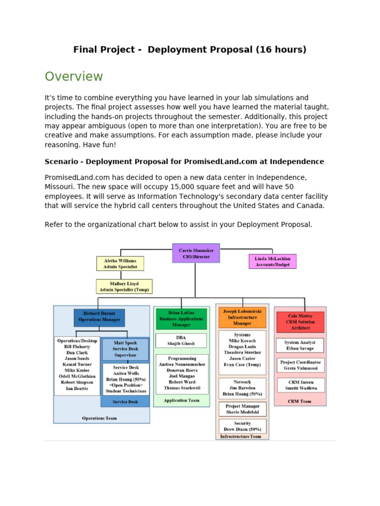 Deployment Proposal Guide | PDF | Active Directory | Cloud Computing
