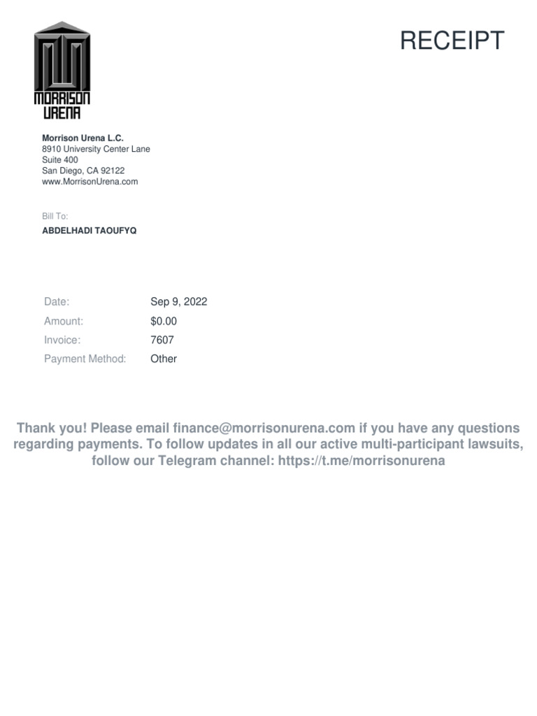 Receipt | PDF | Accounting