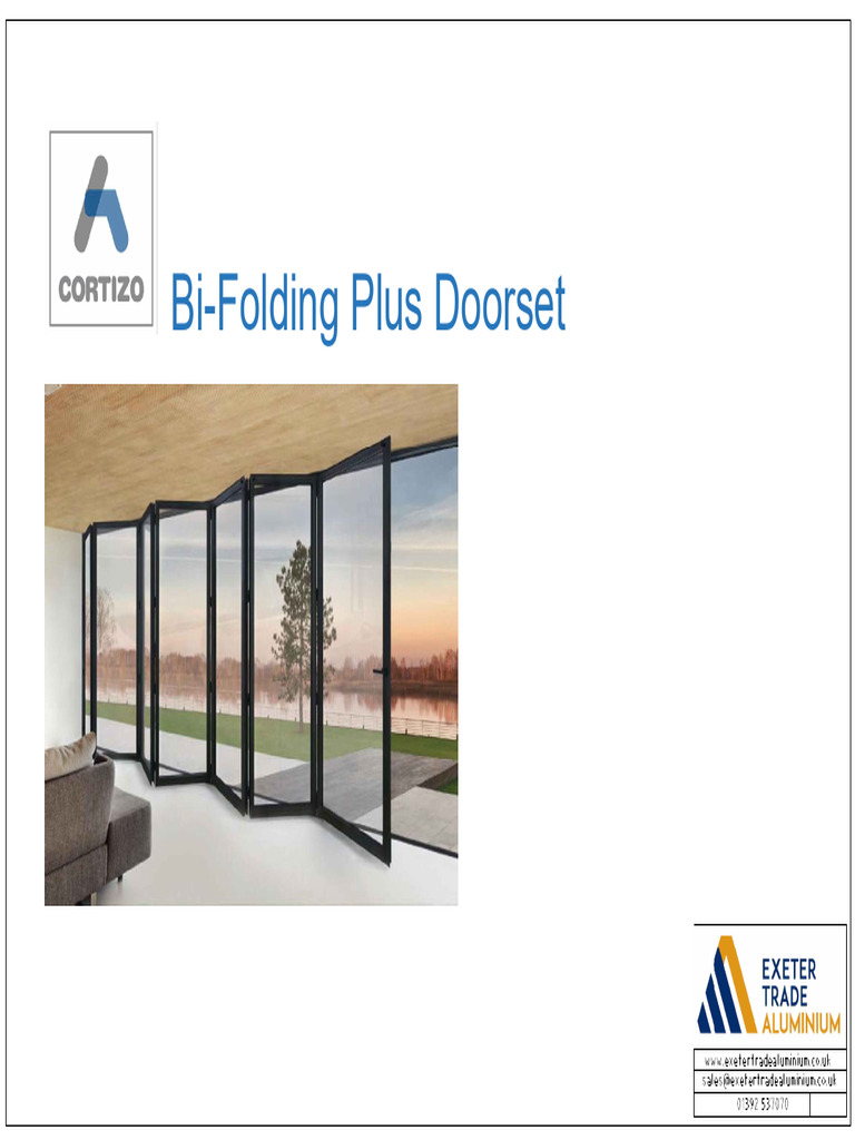 Cortizo Plus Bi Folding Doorset | PDF
