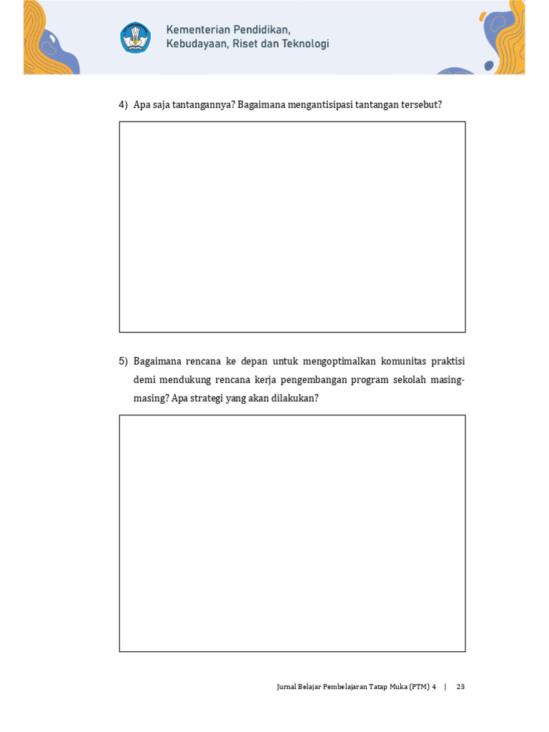 Refleksi PTM 4 - H1 | PDF