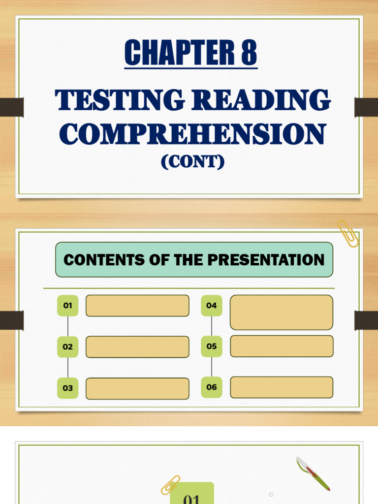 Reading Comprehension Tesing | PDF | Speed Reading | Reading Comprehension