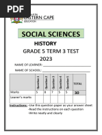 Maths Grade 6 Test TERM 3 | PDF | Rectangle | Geometric Shapes